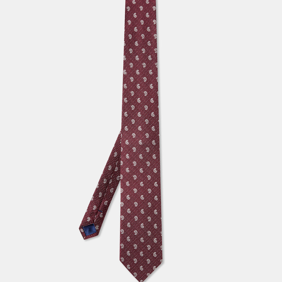 Cornucopia Pattern Tie 100% Silk 7,5cm – Sacoor Brothers